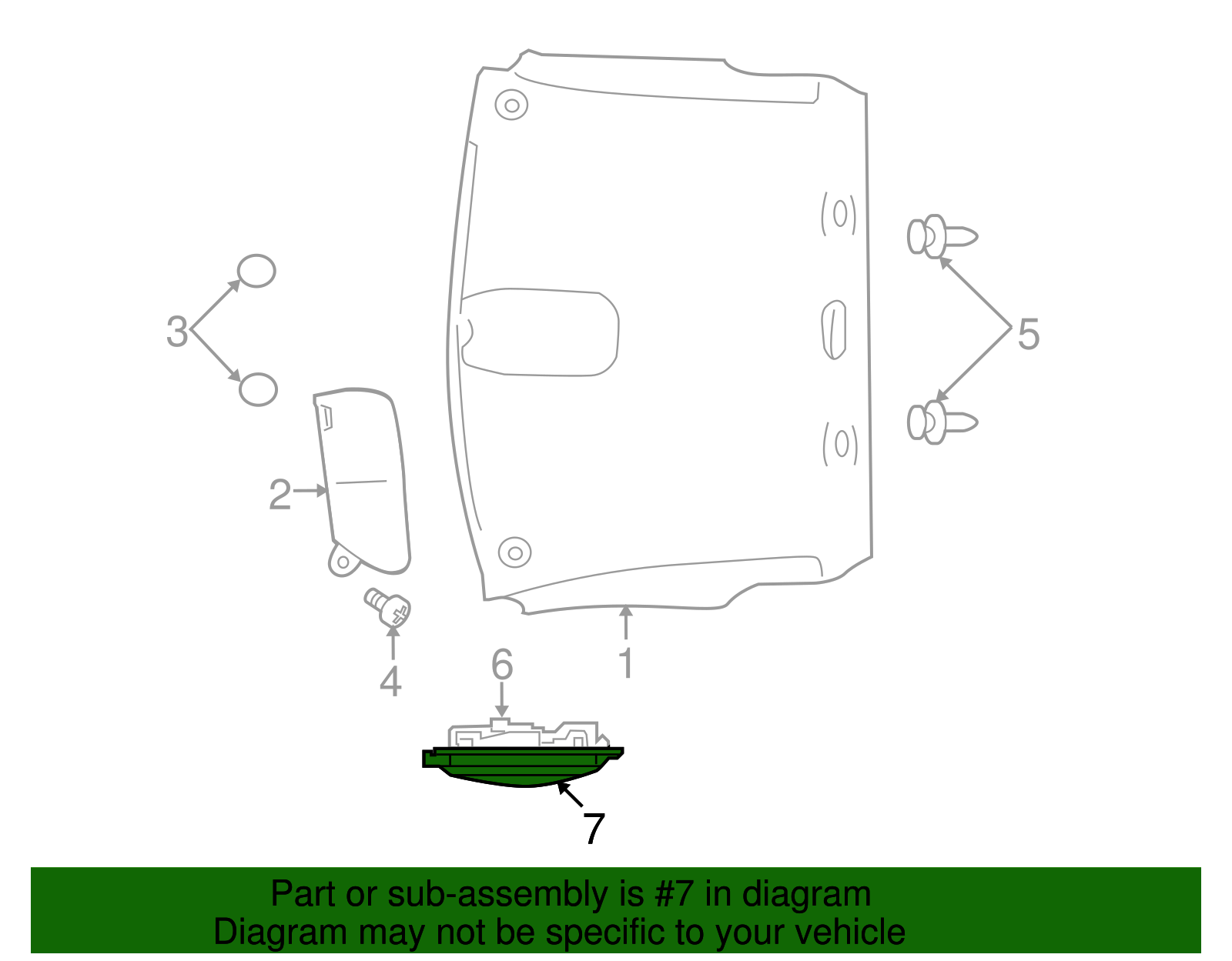 2003-2024 Mopar Lens 05093413AA | Mopar Parts Canada