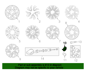 Genuine Wheel Center Cap - Black Finish for 2012-2025 Land Rover | Land ...