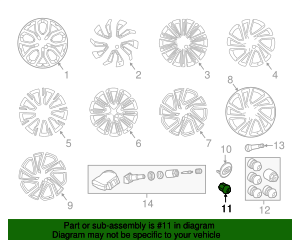 Genuine OEM Wheel Nut Part# LR173842 Fits 2005-2024 Land Rover: Up To ...