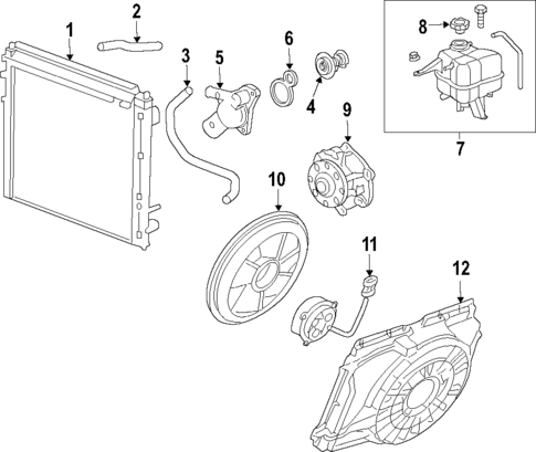 Radiator & Components for 2013 Cadillac ATS | GMPartsDirect.com