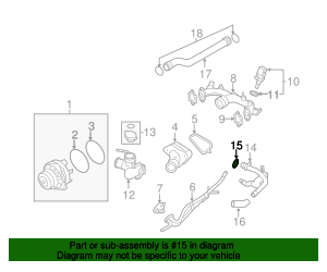 1996-2020 Infiniti Water Pump O-Ring 21049-ZL80A | OEM Parts Online