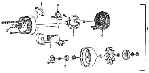 Alternator for 1984 Chevrolet G20 | GMPartsDirect.com
