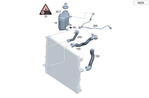 High-Temperature Cooling Circuit for 2022 Mercedes-Benz C300 | Mercedes-Benz USA Parts