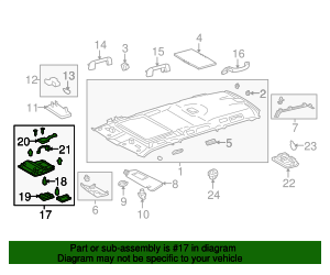 2020-2021 Lexus GX460 Map Lamp 81260-60F90-C0 | OEM Parts Online