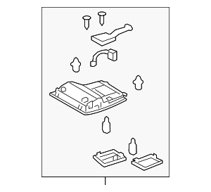 2020-2021 Lexus GX460 Map Lamp 81260-60F90-C0 | OEM Parts Online