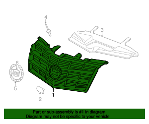 2008-2013 Cadillac CTS OEM NEW 08-13 GM Cadillac CTS Luxury Sedan Front ...