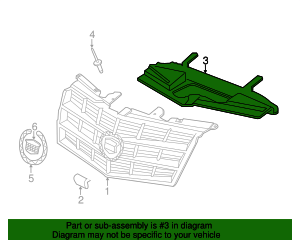 2008-2014 Cadillac CTS Front Bumper Fascia Support 22845695 ...