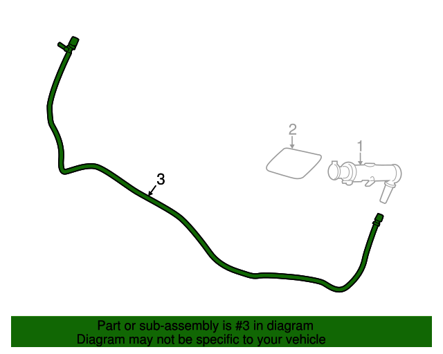 61-67-7-241-690 - Washer Hose - 2012-2020 BMW | BMWPartsHub
