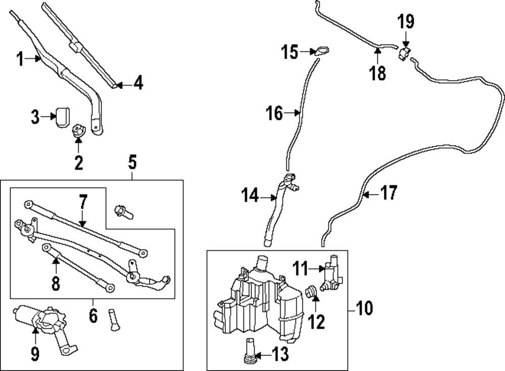 2023-2025 Nissan Z Washer Reservoir 28910-4HB0A | Nissan Parts Central