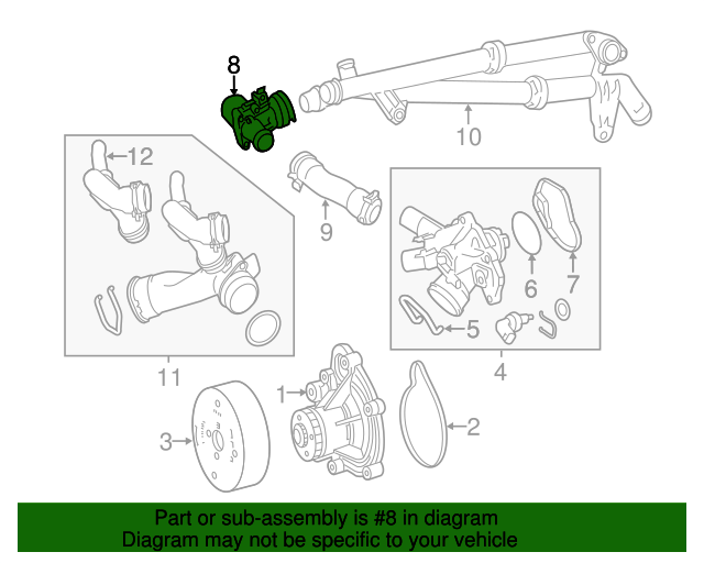 271-203-01-64 - Valve 2012-2015 Mercedes-Benz | Mercedes-Benz USA Parts