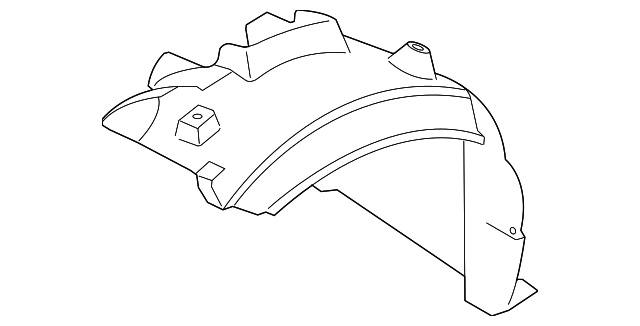 51717154411 - 2007-2013 BMW Fender Liner (51-71-7-154-411) | BMW of ...