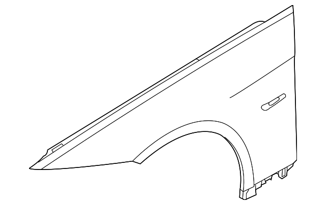 41357168987 - 2007-2013 BMW Fender (41-35-7-168-987) | BMW of South ...