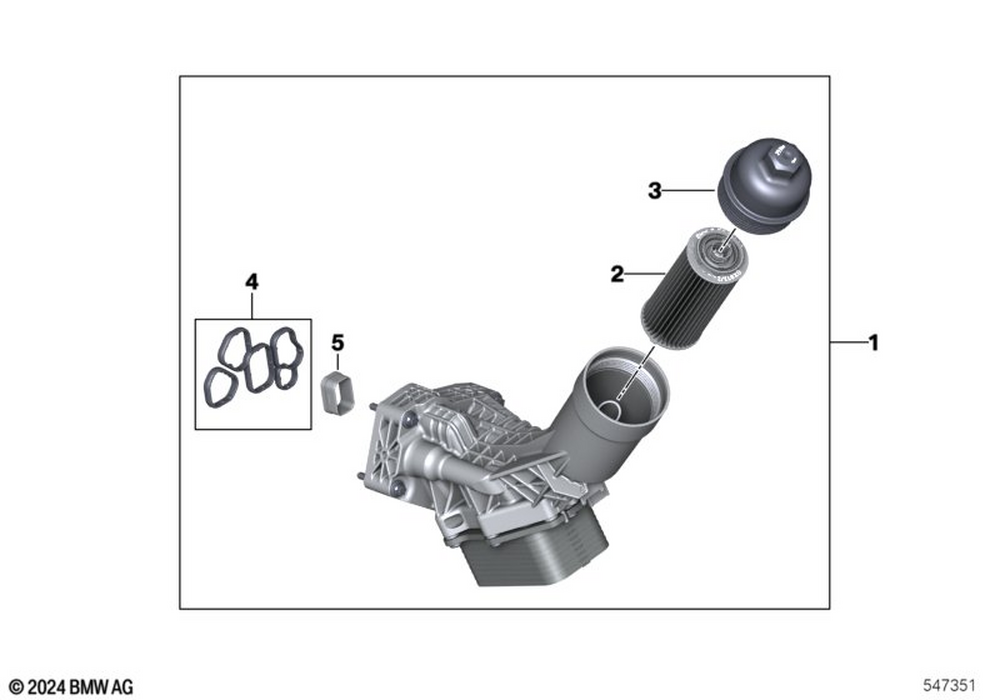 2018-2025 BMW Oil Filter Housing 11428580414 | Retail Performance Auto ...