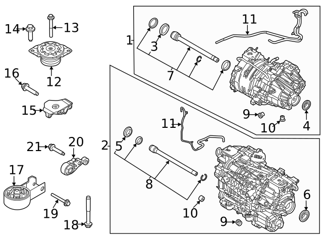 2021-2023 Ford Mustang Mach-E Differential Housing Fill Plug LX6Z-7A010 ...