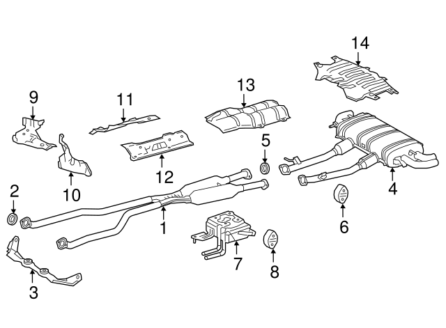 2018-2023 Lexus Heat Shield 58327-11010 | OEM Parts Online