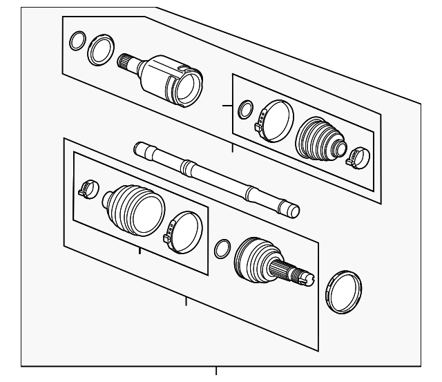 Front Passenger Side Half-Shaft 85558610 | Auto Parts Express