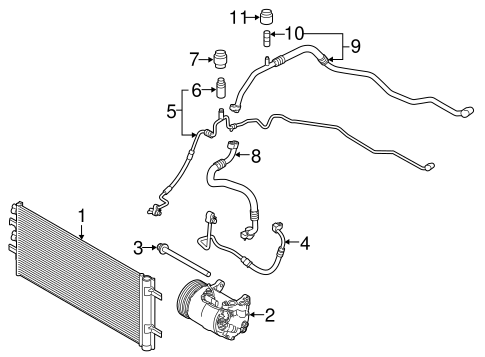 Condenser, Compressor & Lines for 2014 Mini Cooper | Mini Parts Direct