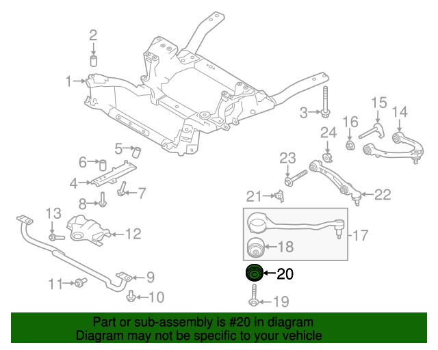 Genuine OEM Ft Lower Control Arm Shield Part# LR104875 Fits 2014-2023 ...