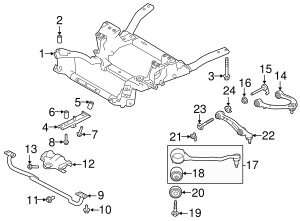 2014-2017 Land Rover Rear Lower Control Arm LR078479 | OEM Parts Online