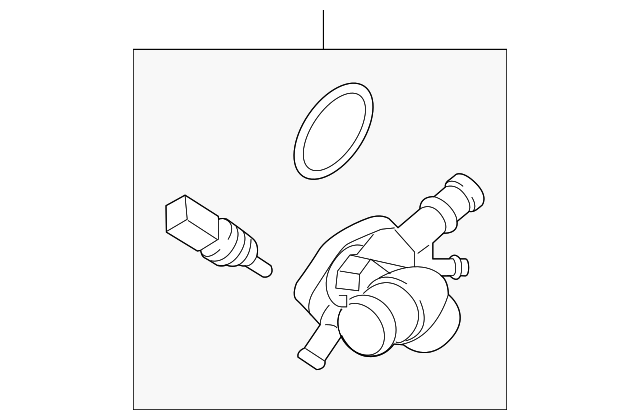 2015-2019 Hyundai Engine Coolant Inlet Flange 25600-2B701 | OEM Parts ...