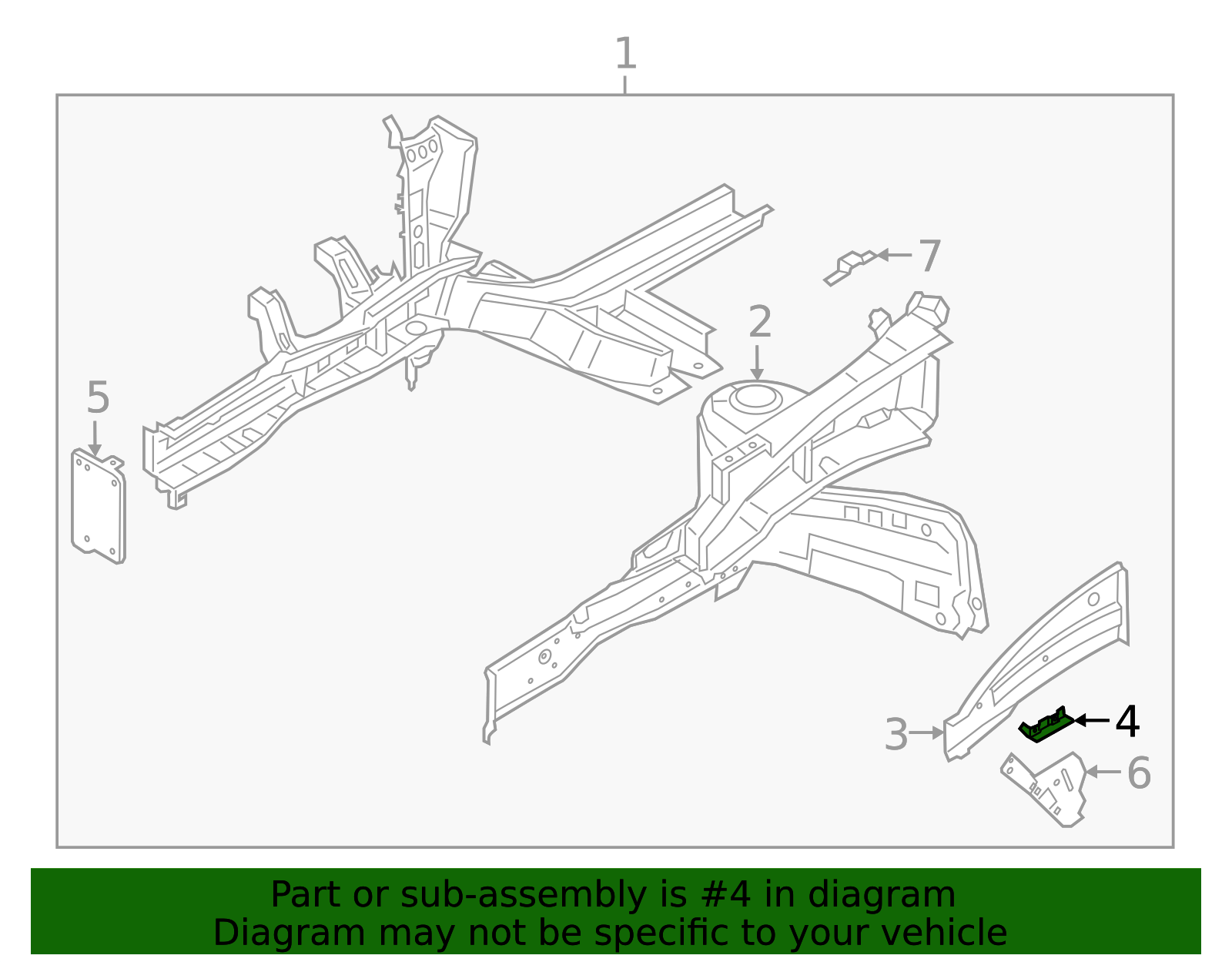 645H2-K0000 - Outer Reinforced 2020-2025 Kia Soul | Kia.Parts Store