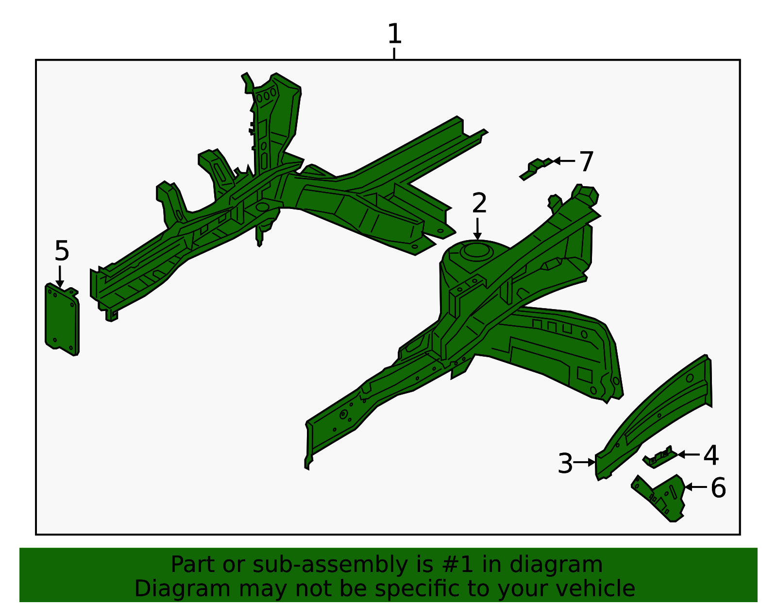 64500-K0002 - Apron/Rail Assembly 2024 Kia Soul | Kia.Parts