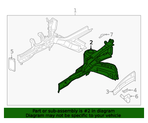 2020-2025 Kia Soul Apron Panel 64501-K0000 | Kia Parts Online