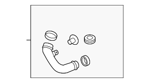 13717583727 - 2010-2017 BMW Lower Duct (13-71-7-583-727) | BMW of South ...
