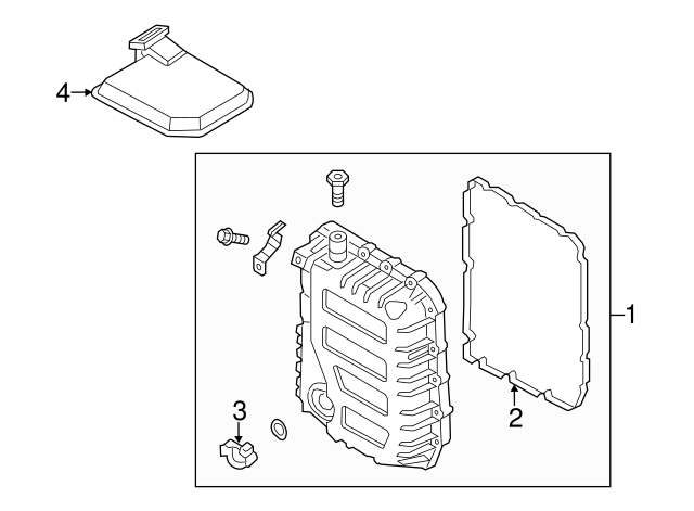 45280-2F100 - Side Cover 2017-2018 Kia Forte | Kia.Parts Store