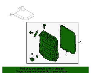 45280-2F100 - Side Cover 2017-2018 Kia Forte | Kia.Parts Store