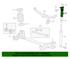 2016-2019 Chevrolet Rear Shock Absorber Mount 13485955 GM ...