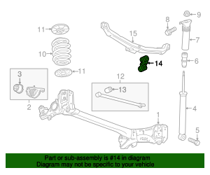 2011-2021 GM Suspension Stabilizer Bar Link 13332257 | GMPartsDirect.com