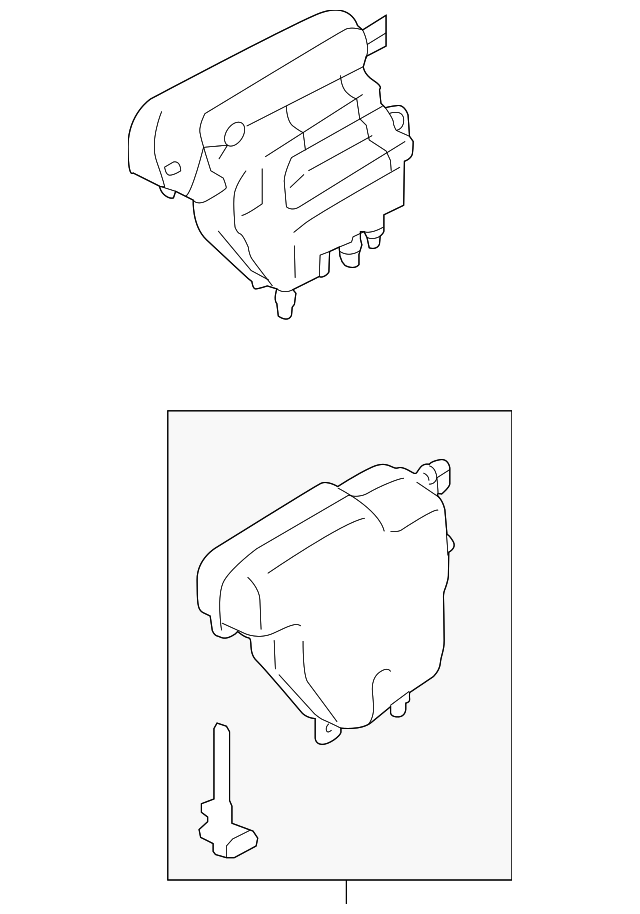 Genuine BMW 17-13-8-610-819 | Reservoir Tank | FREE Shipping on Most ...
