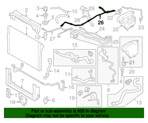 Genuine BMW 17-12-7-619-712 | Hose & Tube Assembly | FREE Shipping on ...