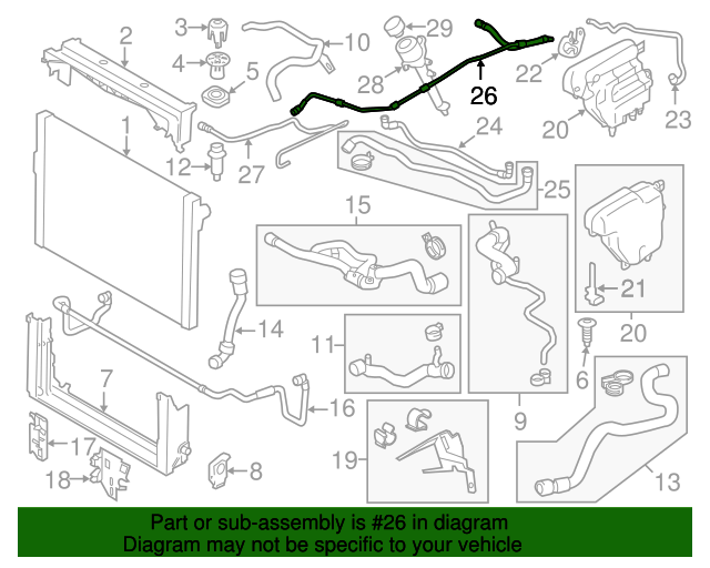 Genuine BMW 17-12-7-619-712 | Hose & Tube Assembly | FREE Shipping on ...