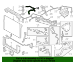 17127619702 - 2013-2019 BMW Engine Coolant Hose (17-12-7-619-702) | BMW ...