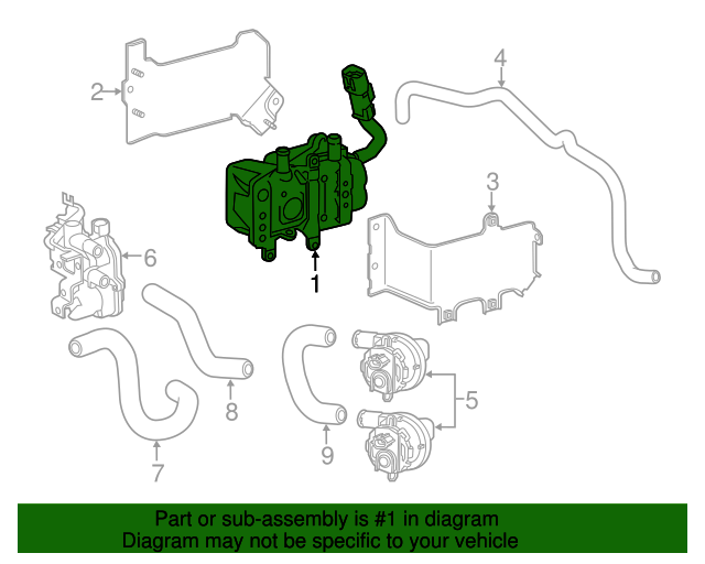 79930-T3V-A01 - Heater 2014 Honda Accord | Honda Parts Online