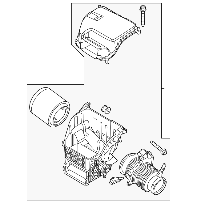 OEM Ford Air Cleaner Assembly For 2021-2024 Ford Bronco - Part No. MB3Z ...