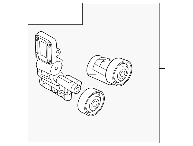 2010-2012 Hyundai Belt Tensioner 25280-2G105 | OEM Parts Online