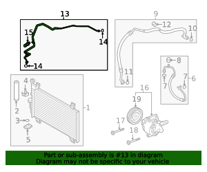 2016-2020 Toyota Liquid Line 88706-WB002 | OEM Parts Online