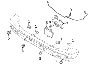 2021-2024 Ford Bronco Inner Bracket M2DZ-15A862-MB | Varsity Ford