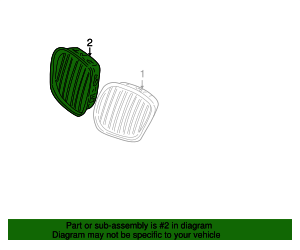 1996-2002 BMW Z3 Grille 51138412949 | AutoNationParts.com