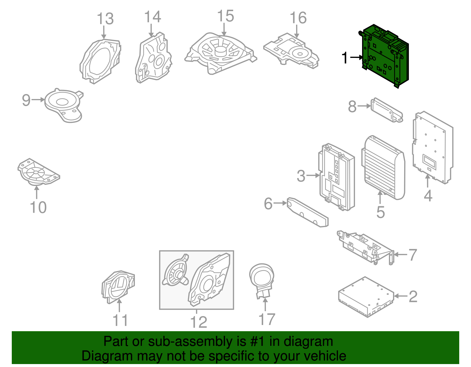 4H0-035-080-E - High-Quality Radio Control Unit for 2013 Audi ...