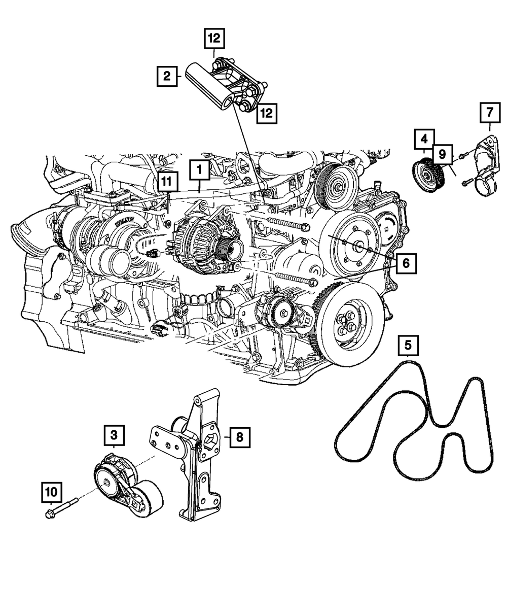 2013-2018 Ram Serpentine Belt 4627589AA | Mopar eStore