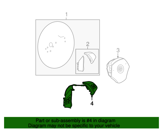 2006-2012 BMW Switch, multifunct. steering wheel 61-31-6-959-893 ...