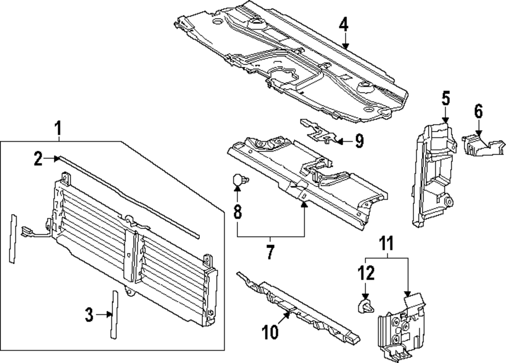 16594-25060 - 2024 Toyota Land Cruiser - Air Deflector | Conicelli Toyota