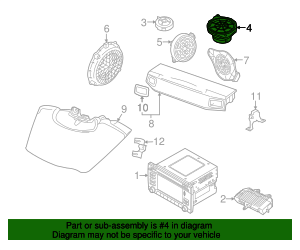997-645-035-00 - Speaker 2005-2013 Porsche | AutoNationParts.com