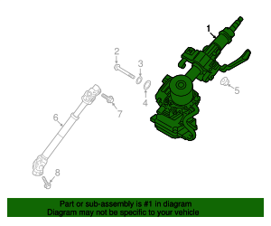 2015-2016 Hyundai Santa Fe Steering Column 56310-2W900 | OEM Parts Online
