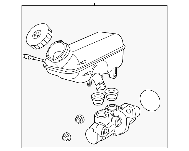 2013-2014 Volkswagen Routan Brake Master Cylinder 7B0-614-019-F ...