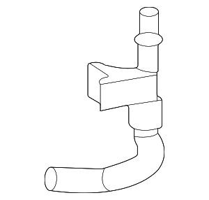 Genuine Toyota By-Pass Pipe part# 16207-F0120 for 2020-2025 Toyota ...